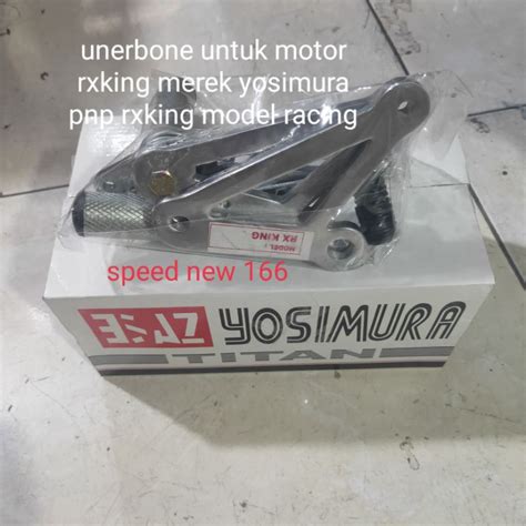 Jual Foostep Unerbone Model Stenlis Untuk Motor Rxking Merek Yosimura Racing Shopee Indonesia
