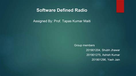 Github Ashishkr05 Software Defined Radio