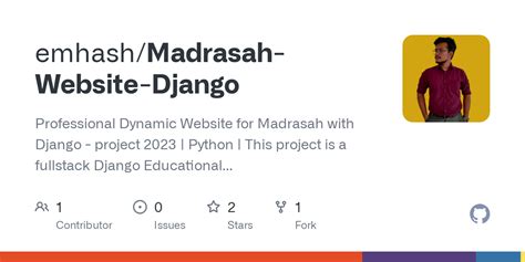 GitHub Emhash Madrasah Website Django Professional Dynamic Website For Madrasah With Django