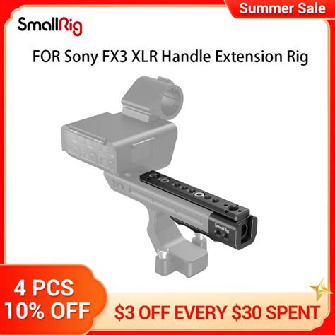 Small Rig Cage For Sony Fx30 Fx3 Xlr Camera Handle Extension Rig For