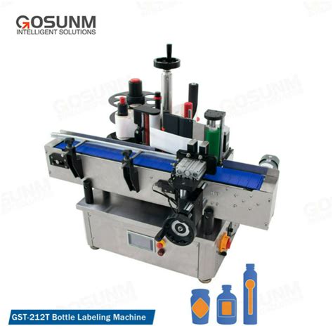 Small Size Tabletop Type Label Sealing Machine Labeler Front And Back Labeling Round Bottle