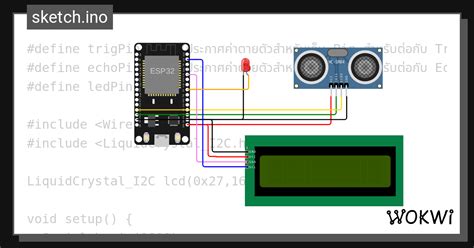 Ultrasonic O Wokwi Esp32 Stm32 Arduino Simulator
