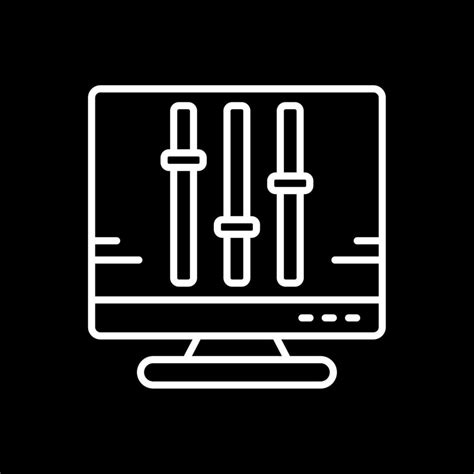 Equalization Line Inverted Icon Design 43981171 Vector Art At Vecteezy