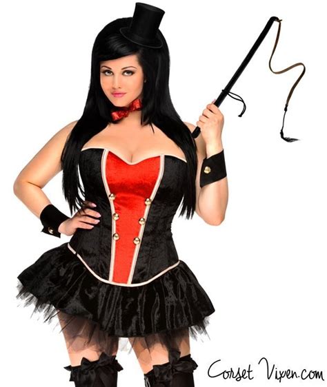 Sexy Circus Ringmaster Corset Costume Costume Halloween