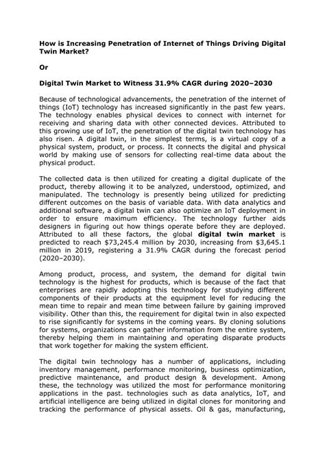 Ppt How Is Increasing Penetration Of Internet Of Things Driving