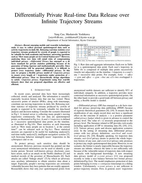 PDF Differentially Private Real Time Data Release Over Infinite