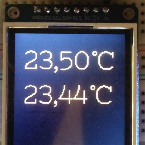 Measuring Temperature Using Ds B Esp And Glcd Esp Slemi