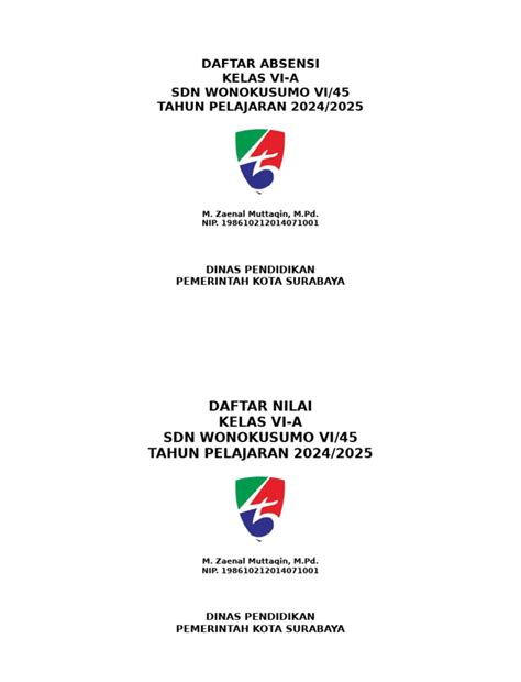 Sampul Daftar Absensi And Nilai Pdf Karier And Perkembangan Sampul Daftar Absensi And Nilai Pdf Karier And Perkembangan