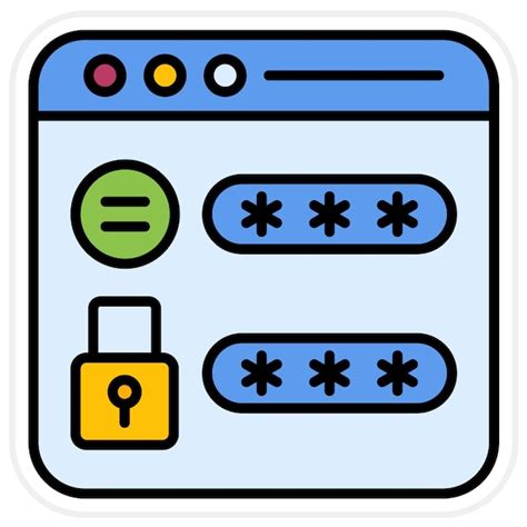 Premium Vector Website Password Icon Vector Image Can Be Used For Security