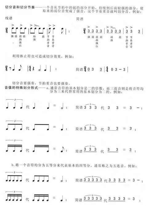 五线谱与简谱的时值对照表 宠物天空网