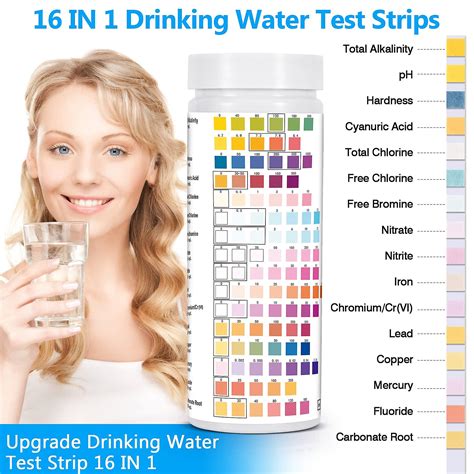 Water Testing Kits For Drinking Water 16 In 1 Drinking Water Test Kit