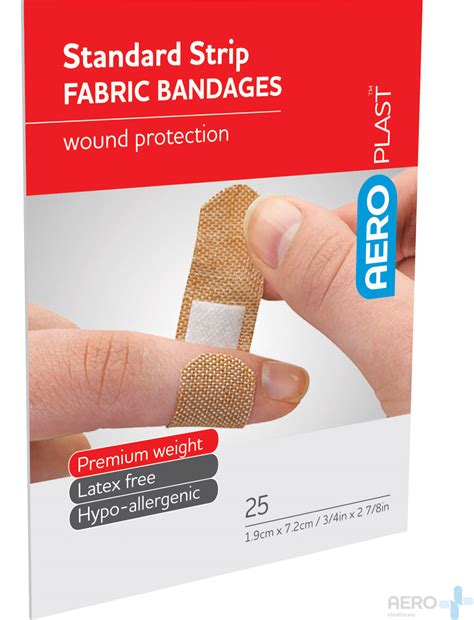 Fabric Dressing Strips Envelope Of 25 South Coast First Aid