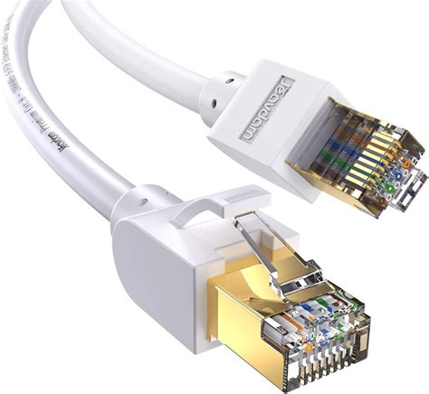 Jp Jeavdarn Lanケーブル Cat8 カテゴリー8 超高速 40gbps2000mhz Cat8準拠