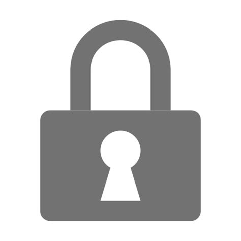 Password Generic Grey Icon