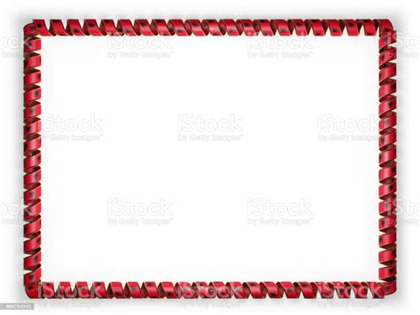 프레임과 리본 알바니아 플래그 황금 밧줄에서 테두리의 테두리 3 차원 일러스트 레이 션 공란에 대한 스톡 사진 및 기타 이미지 공란 교육 디자인 Istock