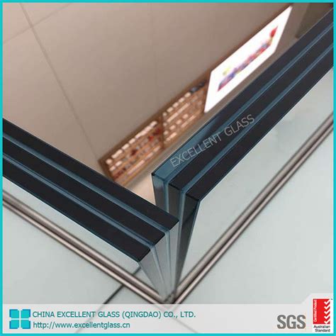 638mm 838mm 1076mm Clear Tempered Laminated Building Glass Window