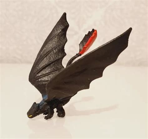 Rare Dreamworks Toothless Night Fury How To Train Your Dragon Figure