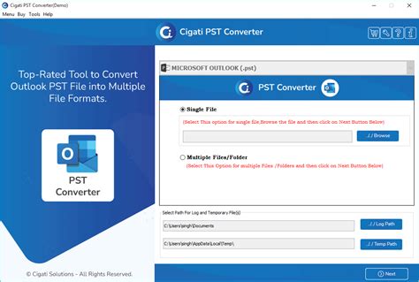 PST Converter Tool Export Outlook PST Files Into 16 Formats