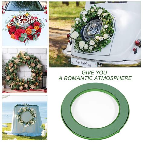 1pc 30cm Round Wreath Base Floral Foam Rings Foam Floral Wreath Flower