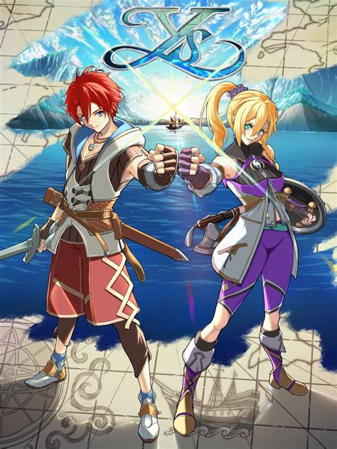 Adol Christin And Karja Balta Ys And More Drawn By Chiga Akira