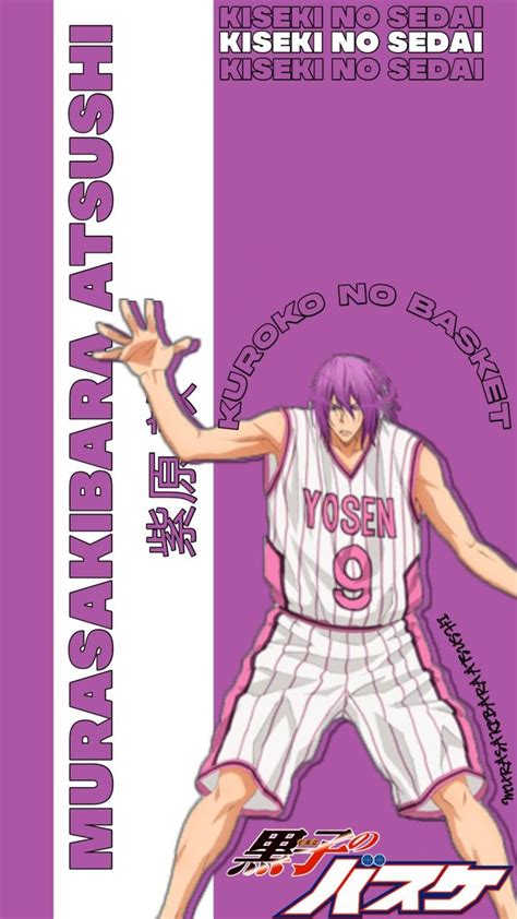 Murasakibara Atsushi Poster Kuroko Kuroko No Basket No Basket