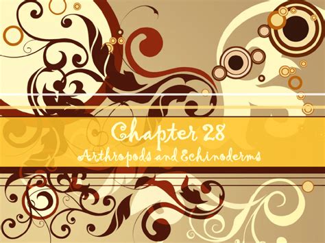 Arthropods And Echinoderms Biology Presentation