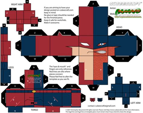 Bftc Two Face As The Batman Paper Toy Free Printable Papercraft Templates