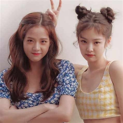 بلک پینک بلینک جنی جیسو جنی کیم جیسو کیم کیپاپ کیوت کیپاپ عکس ویسگون