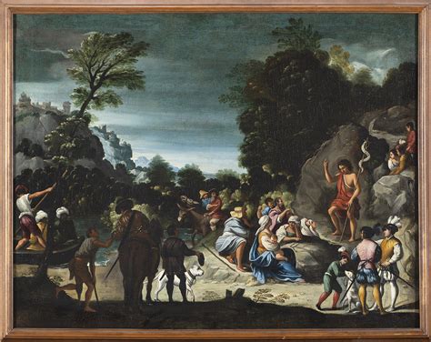 La Predica Del Battista By Carlo Saraceni Artsalon