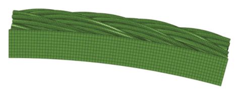 Contact Finite Element Model Of Continuous And Discontinuous Steel Wire Download Scientific