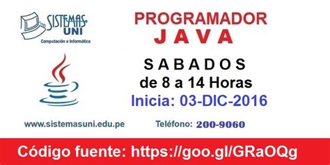 GitHub gcoronelc SISTUNI PROG JAVA Java Orientado a Objetos los Sábados de a Horas