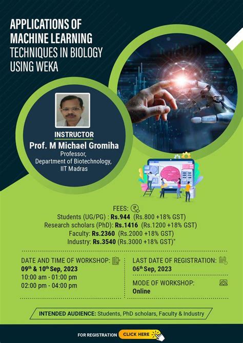 Suraj Shah On Linkedin Machinelearning Biology Wekaworkshop Nptel