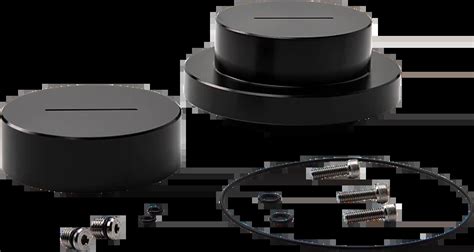 Permeability Cell Top Cap Base Pedestal Set Anodized Aluminum