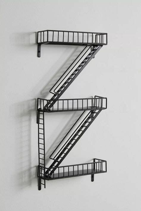 Fire Escape Wall Shelf