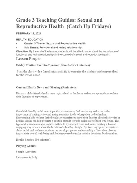 Grade 3 Teaching Guides Pdf Psychological Concepts Human