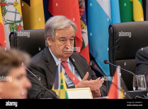 U N Secretary General Antonio Guterres Attends The CELAC Summit In