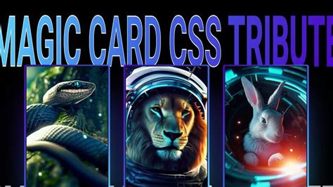 Magic Card Css Tribute