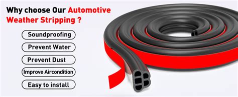 Chuanji Car Door Seal Strip 164ft Car Weather Stripping