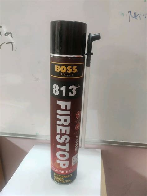 Boss Firestop 813 Fire Retardant Pu Foam Spray Packaging Type Can At