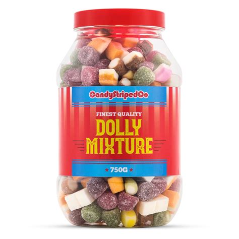 Dolly Mixture Retro Sweets T Jar 750g All Occasion Sweet Shop