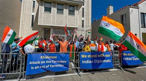 Indian Americans Rally In Support Of India At San Francisco Consulate