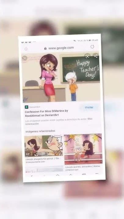 Lincoln X Ms Dimartino The Loud House Enamorado De Youtube