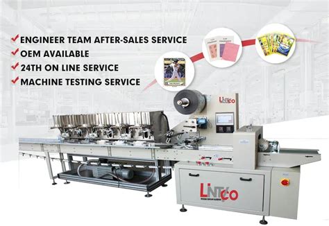 Lintyco Collation Flow Wrap System For Pokemon Cards Ultraman Cards Game Cards