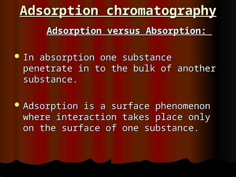Ppt Adsorption Chromatographyppt Dokumentips