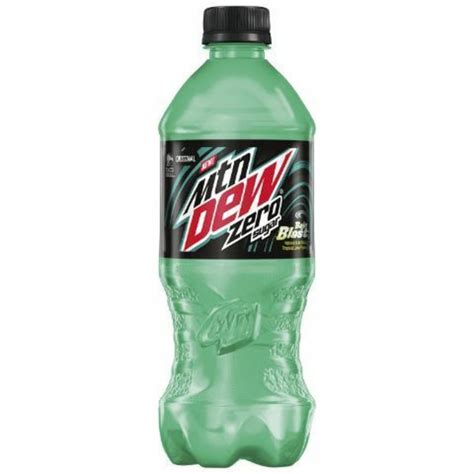 Mountain Dew Baja Blast Zero Sugar Soda 20 Fl Oz Delivery Or Pickup