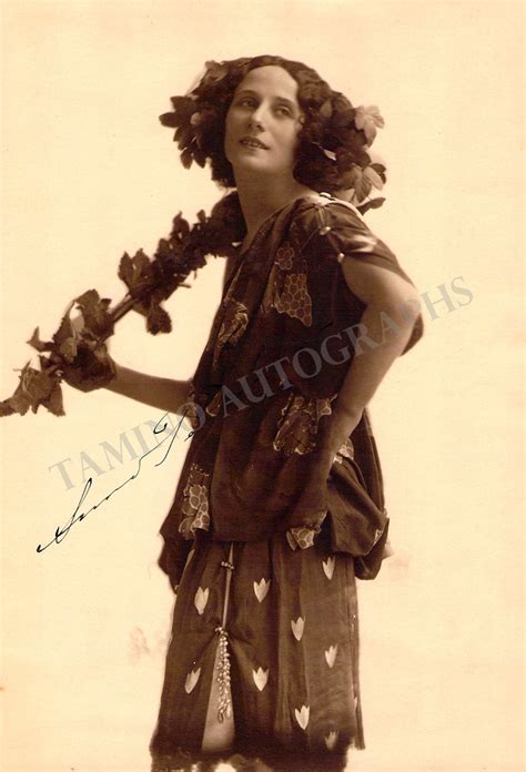 Anna Pavlova Autograph Photograph Tamino
