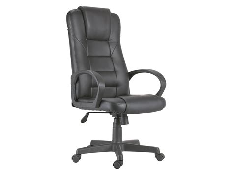 Silla De Despachosímil Piel Negro Merkamueble