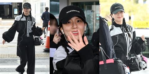 8 Potret Jisoo Blackpink Tampil Menawan Saat Berangkat Ke Paris Ceria