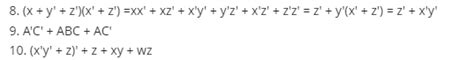 Solved Simplify The Following Boolean Using K Map Give The Chegg