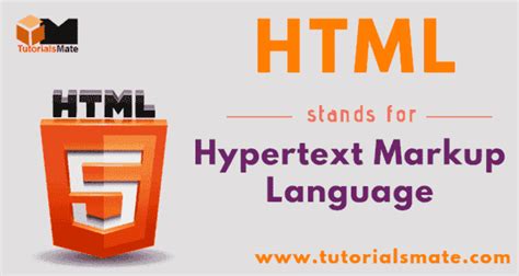 Html Full Form Html Meaning In Computer Tutorialsmate